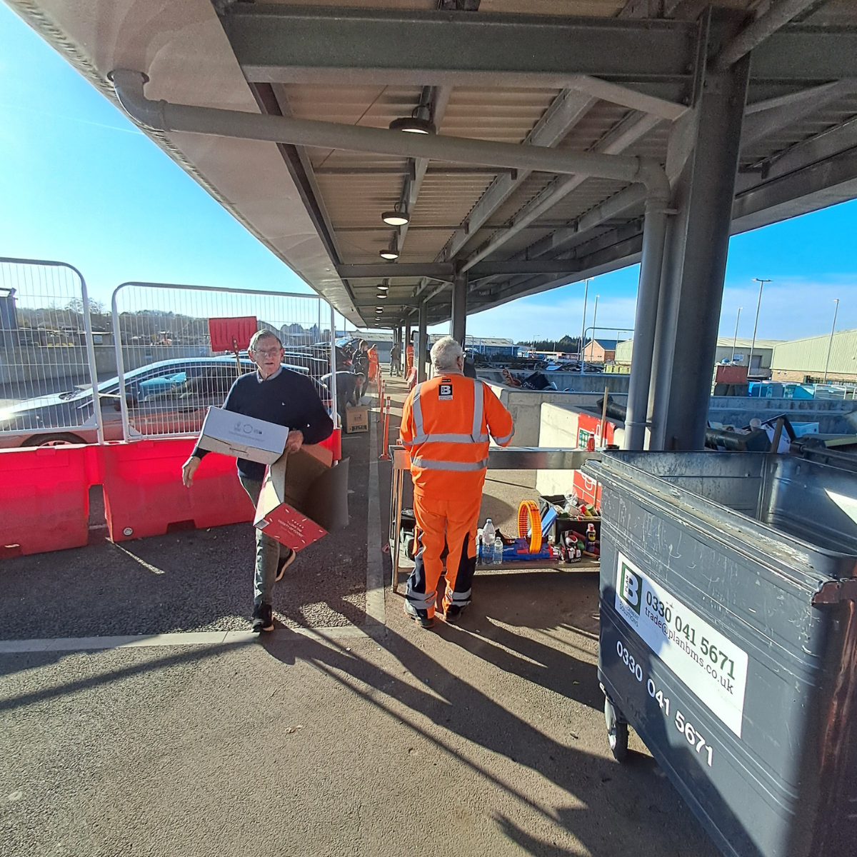 Supporting our staff at Bridgend Community Recycling Centre - Plan B ...